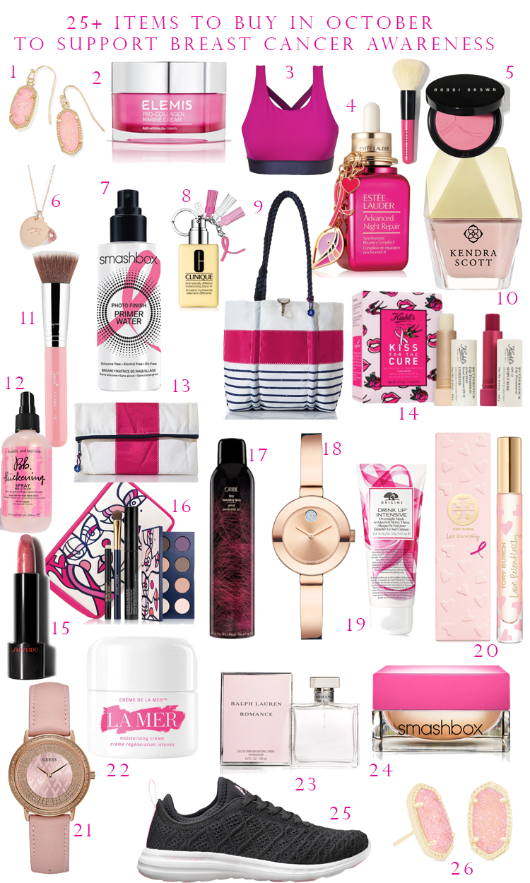25+ Items to Purchase in October to Support Breast Cancer Awareness ...